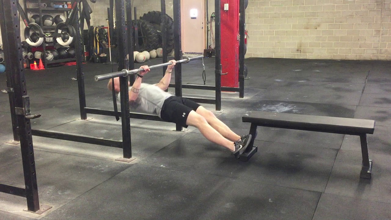Inverted row - YouTube