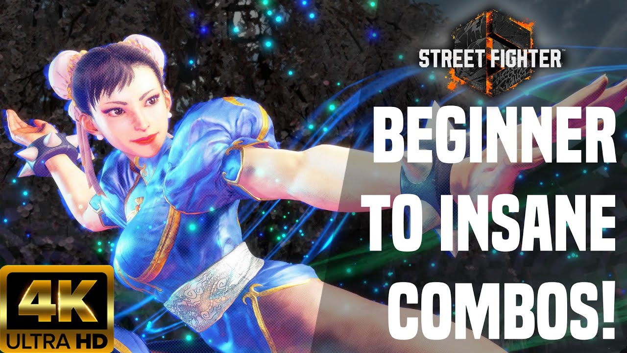 Chun-Li Beginner to Insane Combos Guide SF6 4K - YouTube