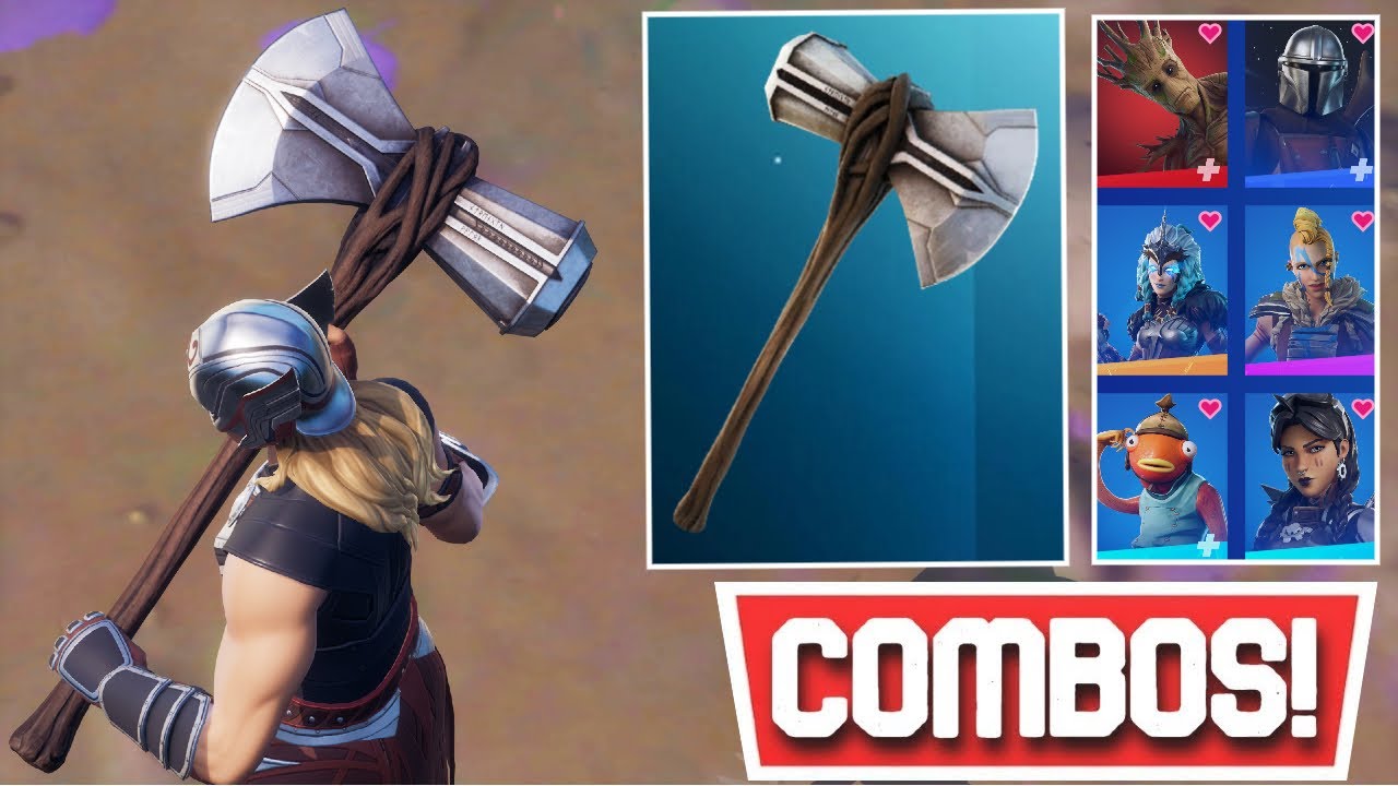 *NEW* BEST STORMBREAKER PICKAXE [GODS OF THUNDER PACK] COMBOS ...