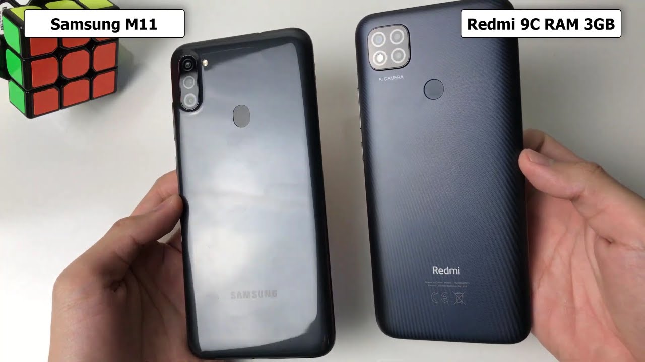 Samsung M11 vs Redmi 9C Ram 3GB Speed Test | Helio G35 vs Snapdragon ...
