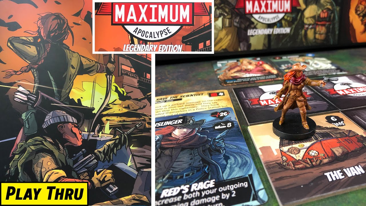 MAXIMUM APOCALYPSE Legendary Edition Playthrough SAVE THE SCIENTIST ...