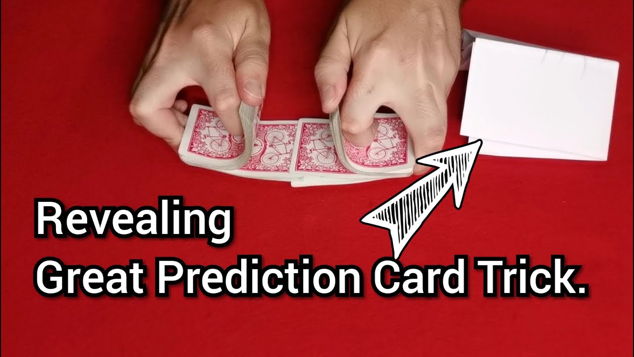 Tutorial Of Great Prediction Card Trick. Revealing card tricks. - YouTube