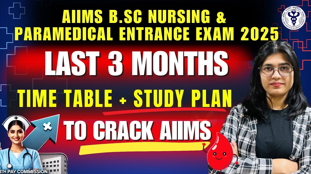 Ultimate Time Table and study Plan to crack AIIMS 2025 #nursing2norcrt ...
