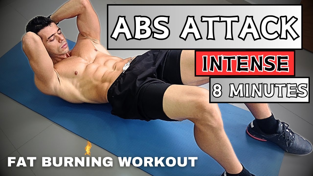 GET ripped ABS | 8 minutes Workout | Fat burning ROUTINE - YouTube