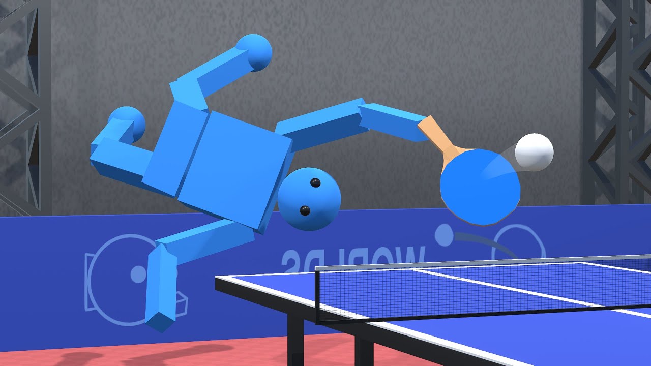 AI Plays Table Tennis - YouTube