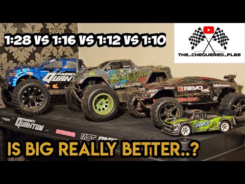 Does Size Matter?! We compare different scale RC cars - YouTube