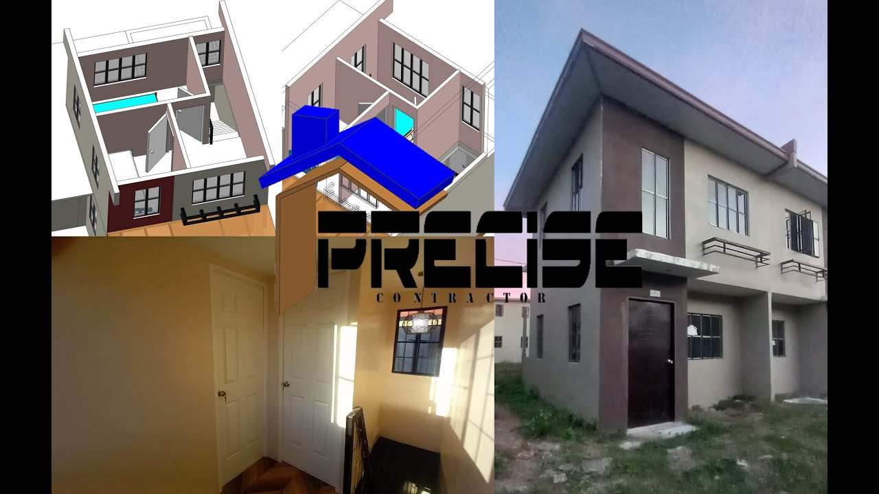 2 bedroom simple design (Angelique Unit Townhouse Lumina Phase 5) - YouTube