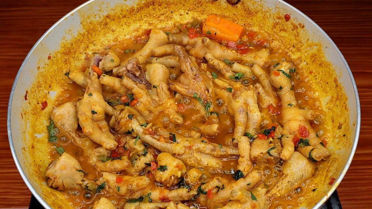 Patas de Pollo tan deliciosas que las cocino casi todos los dias - YouTube