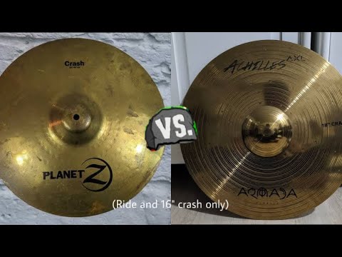 Budget cymbals vs. cheaper budget cymbals [Planet Z vs. Achilles axl ...