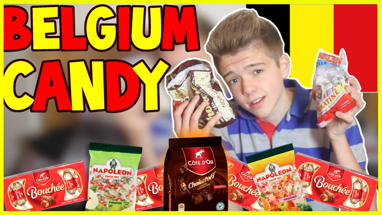 BRITISH TRYING BELGIUM CANDY - Simply Luke - YouTube