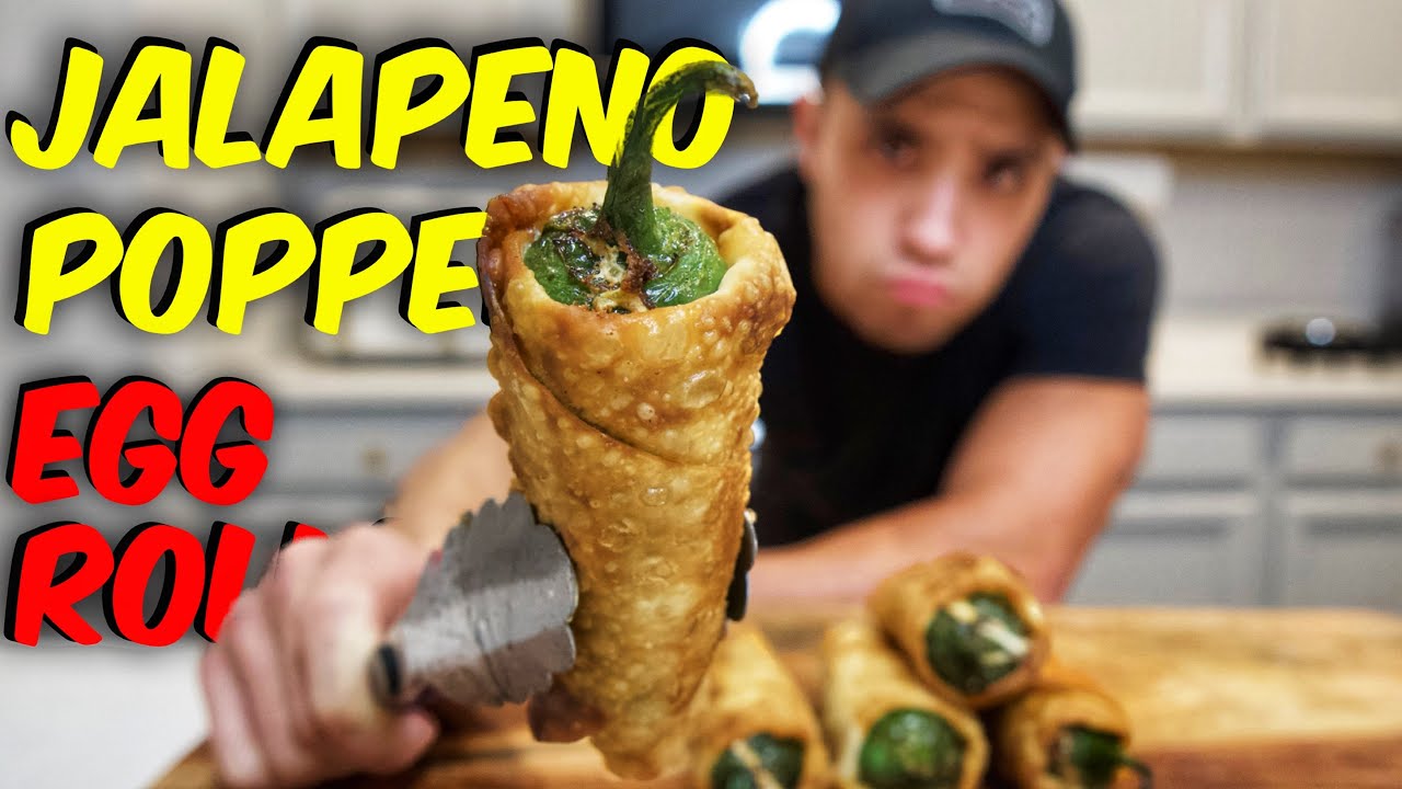 Dynamite Jalapeño Popper Egg Rolls #jalapenopoppers #cooking # ...