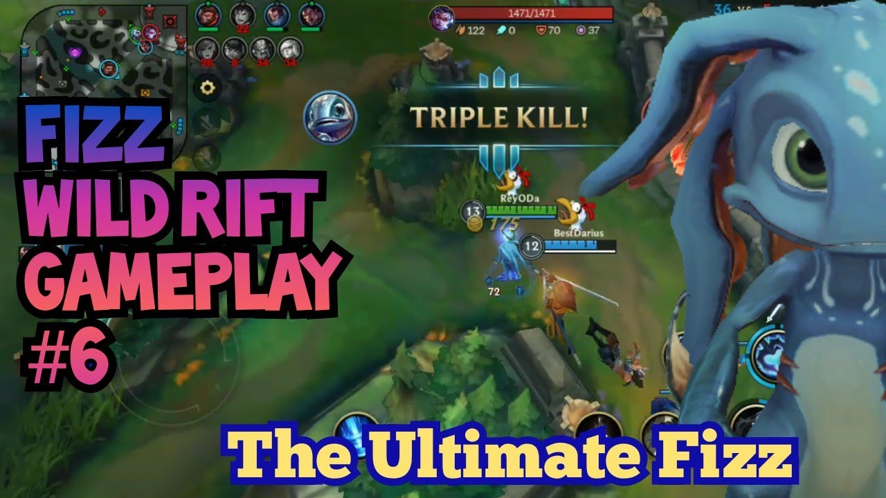 THE ULTIMATE FIZZ - Fizz Gameplay - 6 | Wild Rift - YouTube