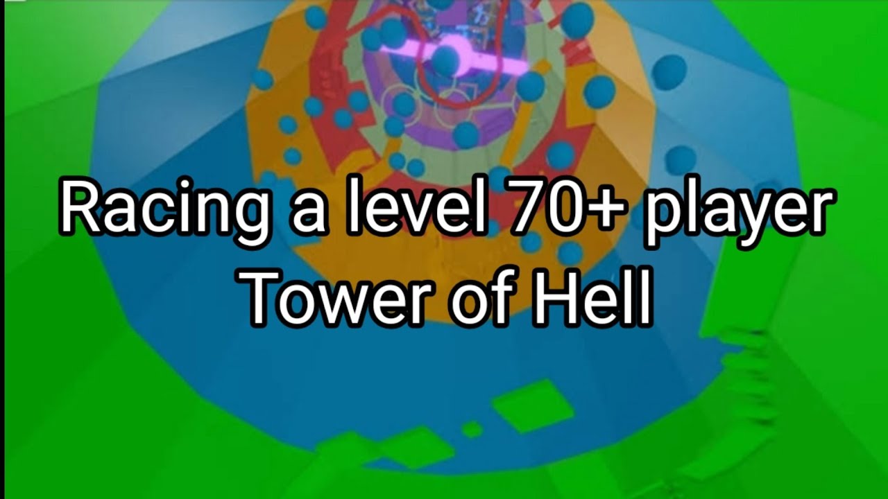 Racing a level 71 player in TOH(Roblox) - YouTube