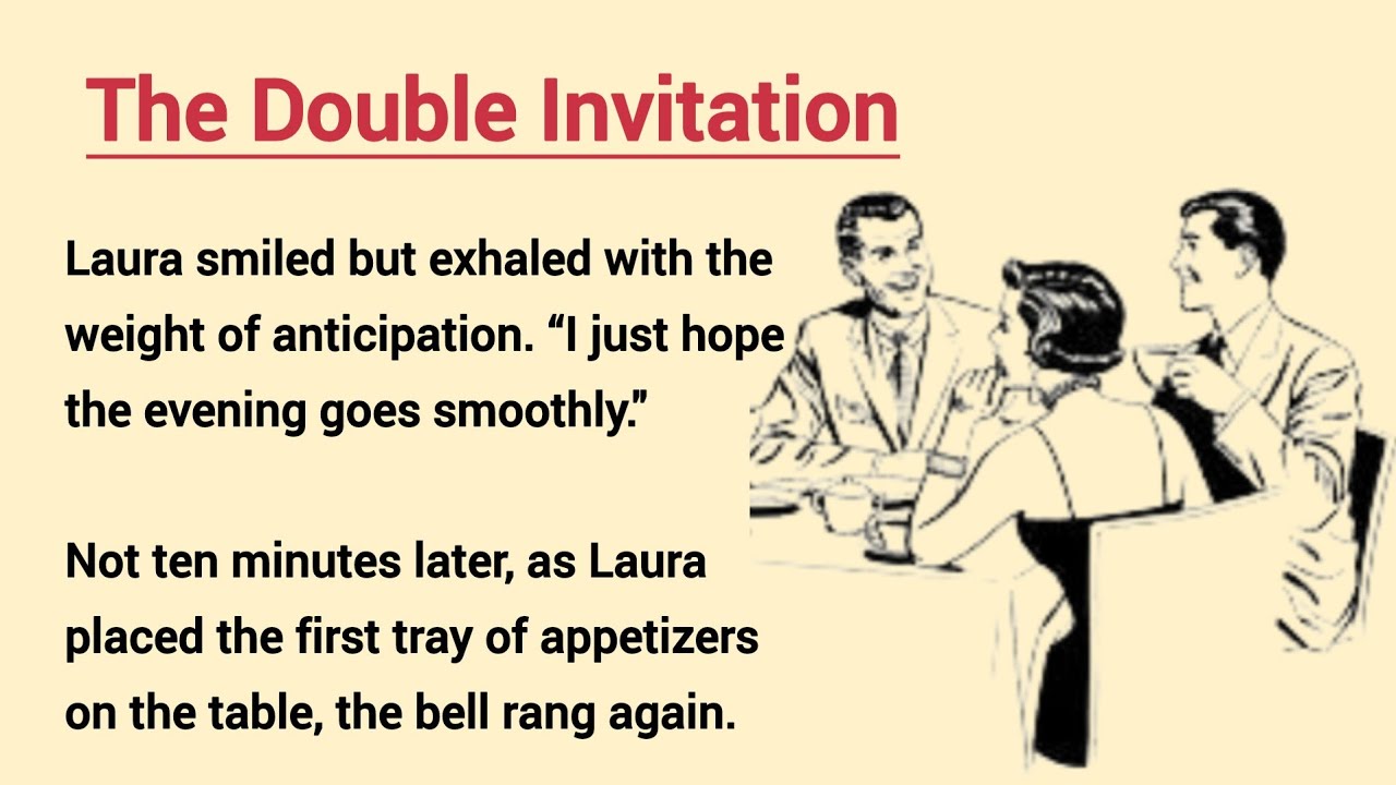 Learn English through Stories Level 3 ⭐ The Double Invitation ...