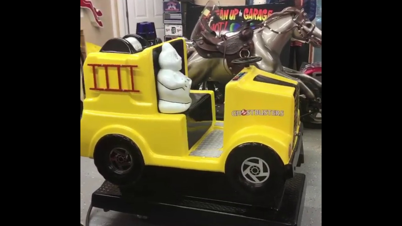 COIN OPERATED GHOSTBUSTERS KIDDIE RIDE - YouTube