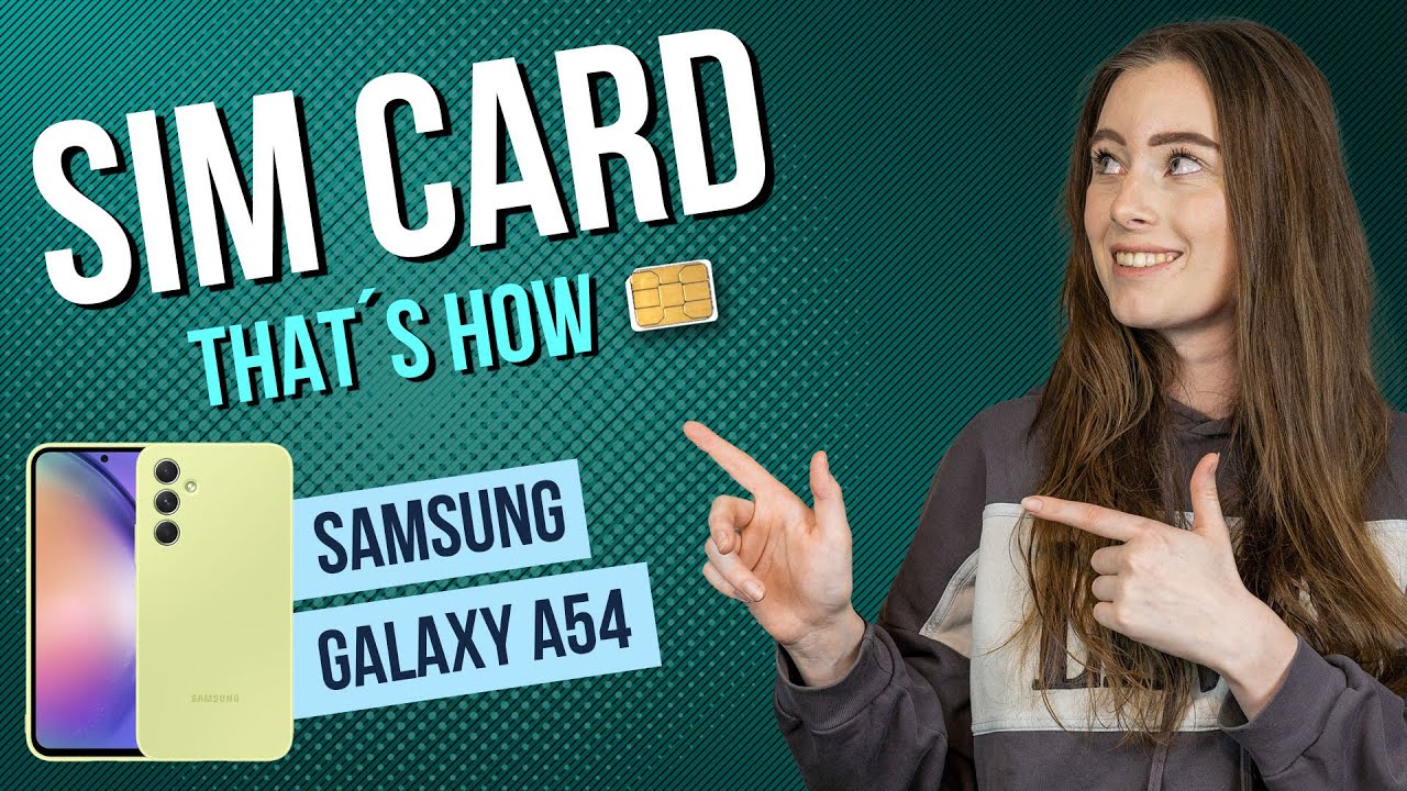 Samsung Galaxy A54 5G - How to insert a SIM card • 📲 • 📶 • • | Tutorial ...