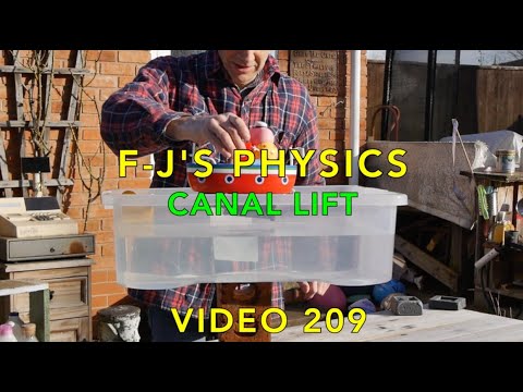 Canal Boat Lift: Counterintuitive Physics - F-J's Physics - Video 209 ...