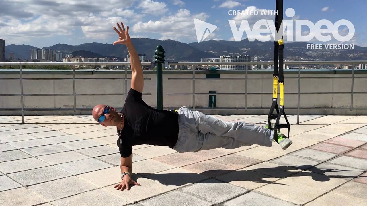 TRX Side Plank con Rotacion - YouTube