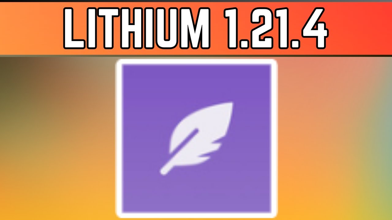 How To Download And Install Lithium For Minecraft 1.21.4 | Lithium 1.21 ...