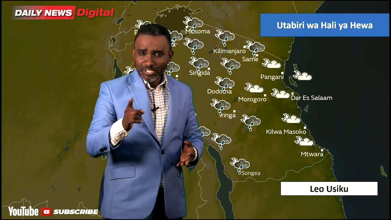 #TAZAMA| TMA YATOA UTABIRI WA HALI YA HEWA YA MASAA 24 - YouTube