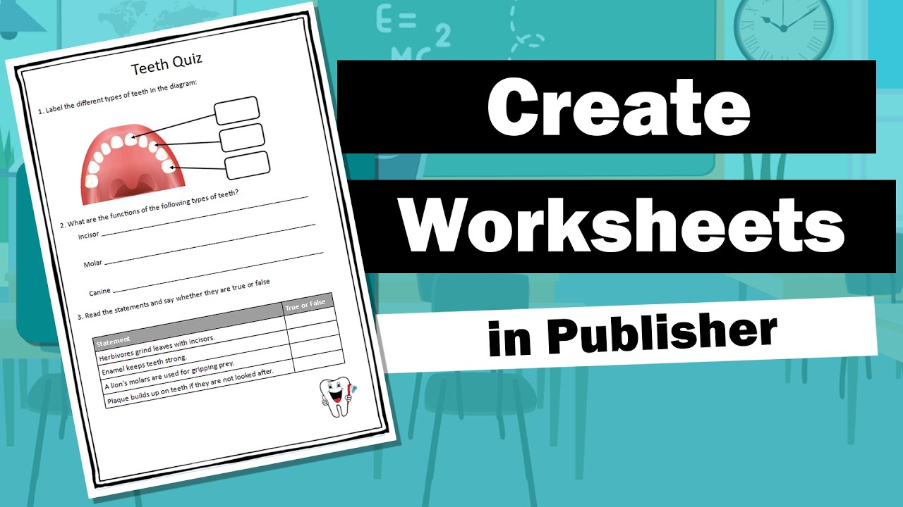 Make a Worksheet in Publisher in JUST 10 Minutes with These Easy Steps ...