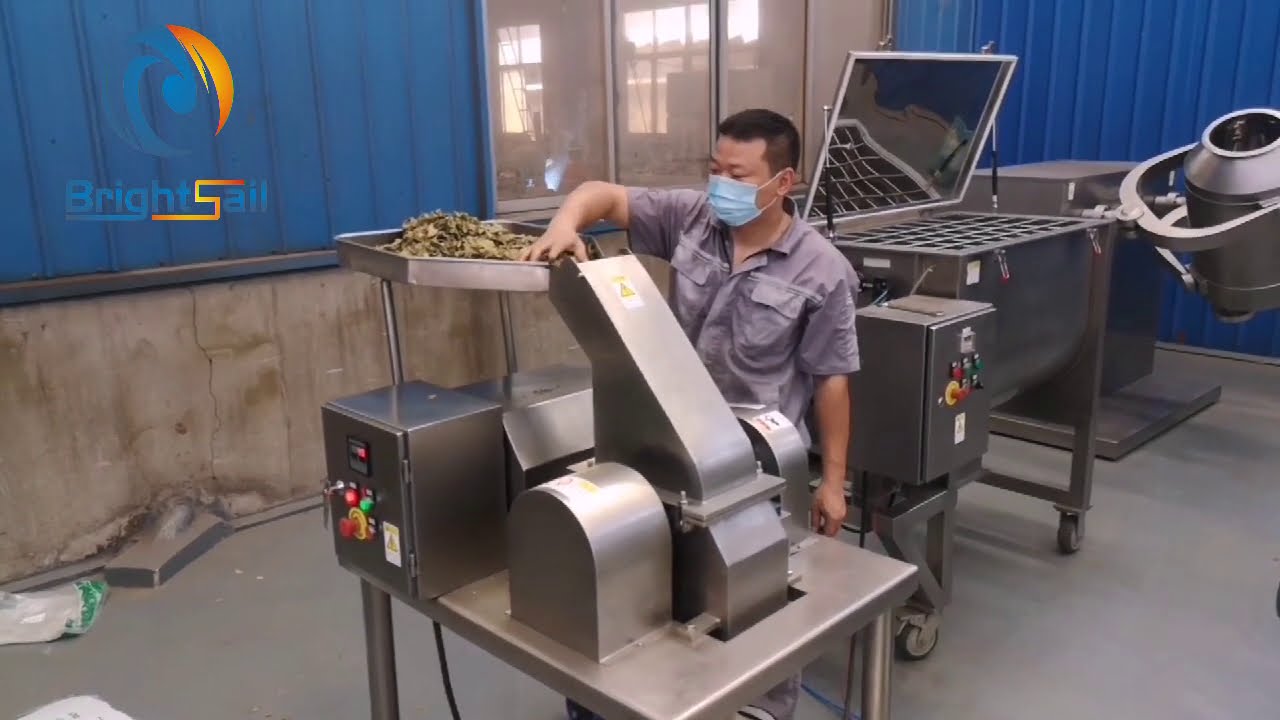 12 - 120 Mesh Food Herbal Powder Machine Adjustable High Speed - YouTube