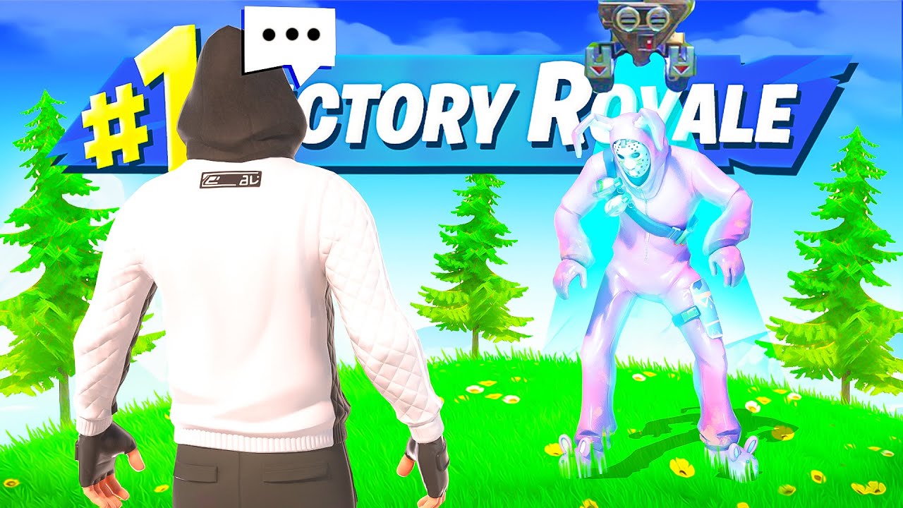 Ik Gaf Een NPC Zijn EERSTE WIN In Fortnite! - YouTube