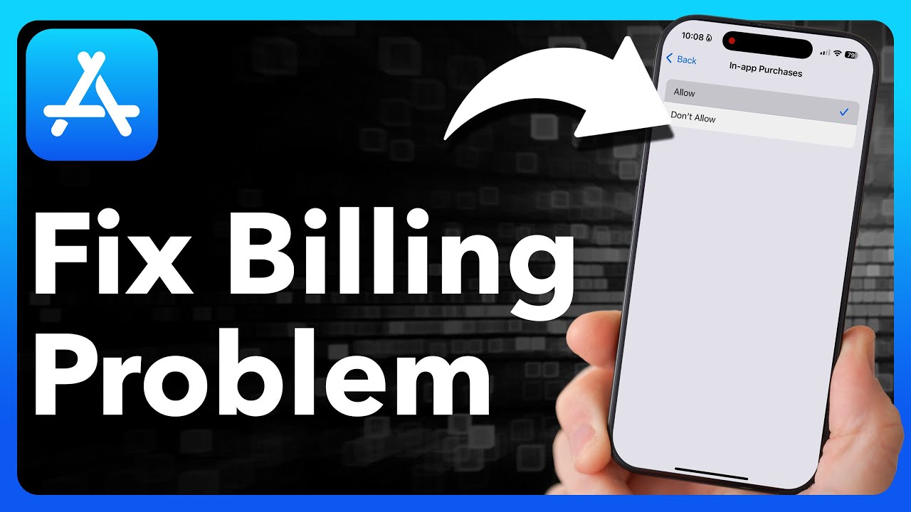 How To Fix App Store Billing Problem - YouTube