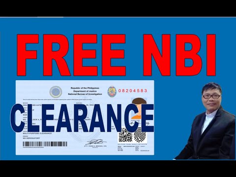 FREE NBI CLEARANCE - YouTube
