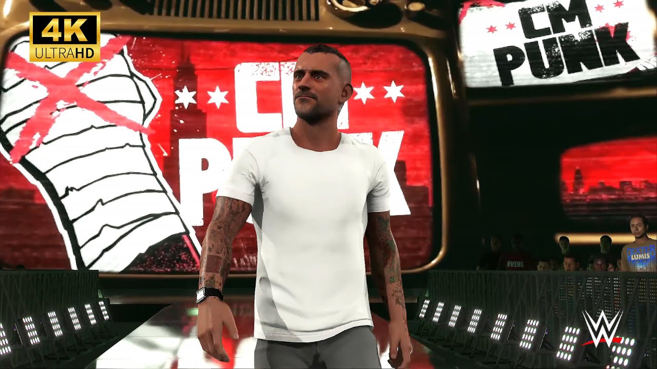 CM Punk Epic WWE Return 2023 Recreated on WWE 2K23 [ 4K 60FPS ] - YouTube