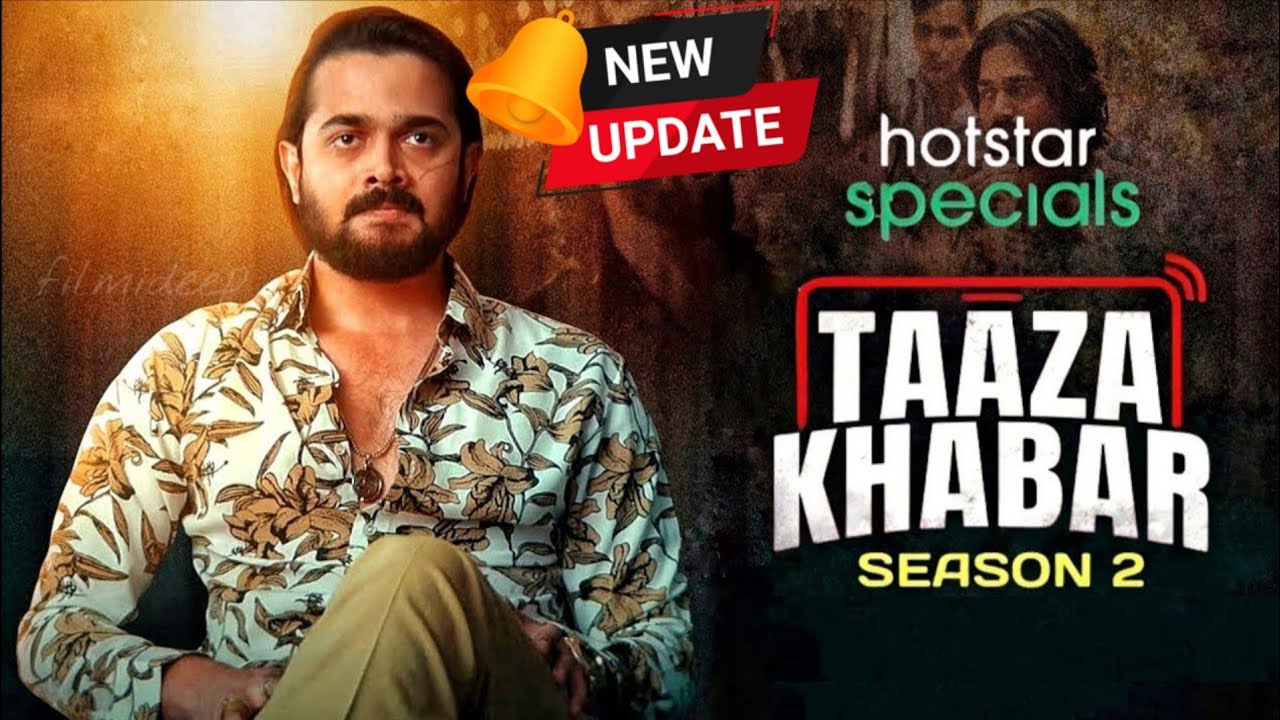 Taaza Khabar Season 2 I Official Trailer I Bhuvan Bham I Disney Hotstar - YouTube