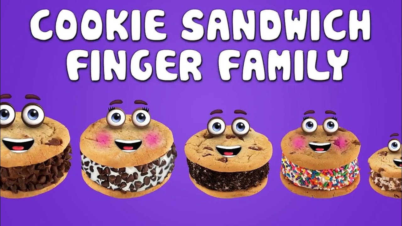 The Finger Family Song | Cookie Sandwich Finger Family | Daddy finger ...