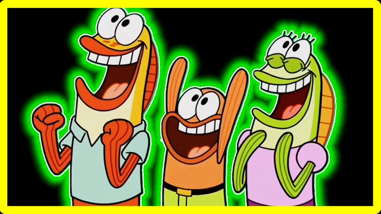 14 Spongebob 3 Fish's "Yay" Sound Variations - YouTube
