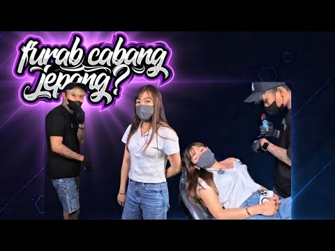 Furab Cabang Jepang ❓ Cewek Cantik Pulang Dari Jepang Bikin Tato Langsung Dua | ArisTattoo