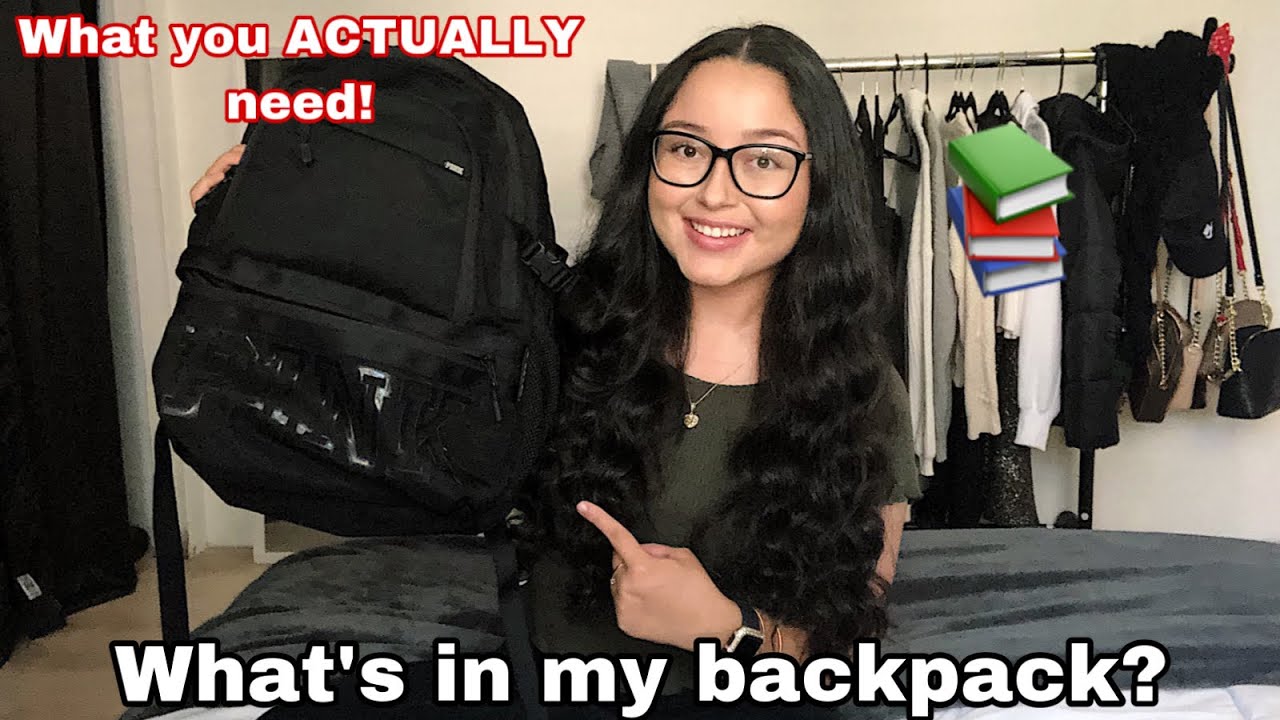WHAT'S IN MY BACKPACK 2020 | COLLEGE Edition + School Supplies You ...