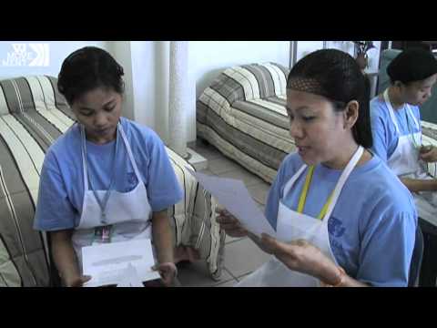 Philippines Invests in a School for Super Maids - YouTube