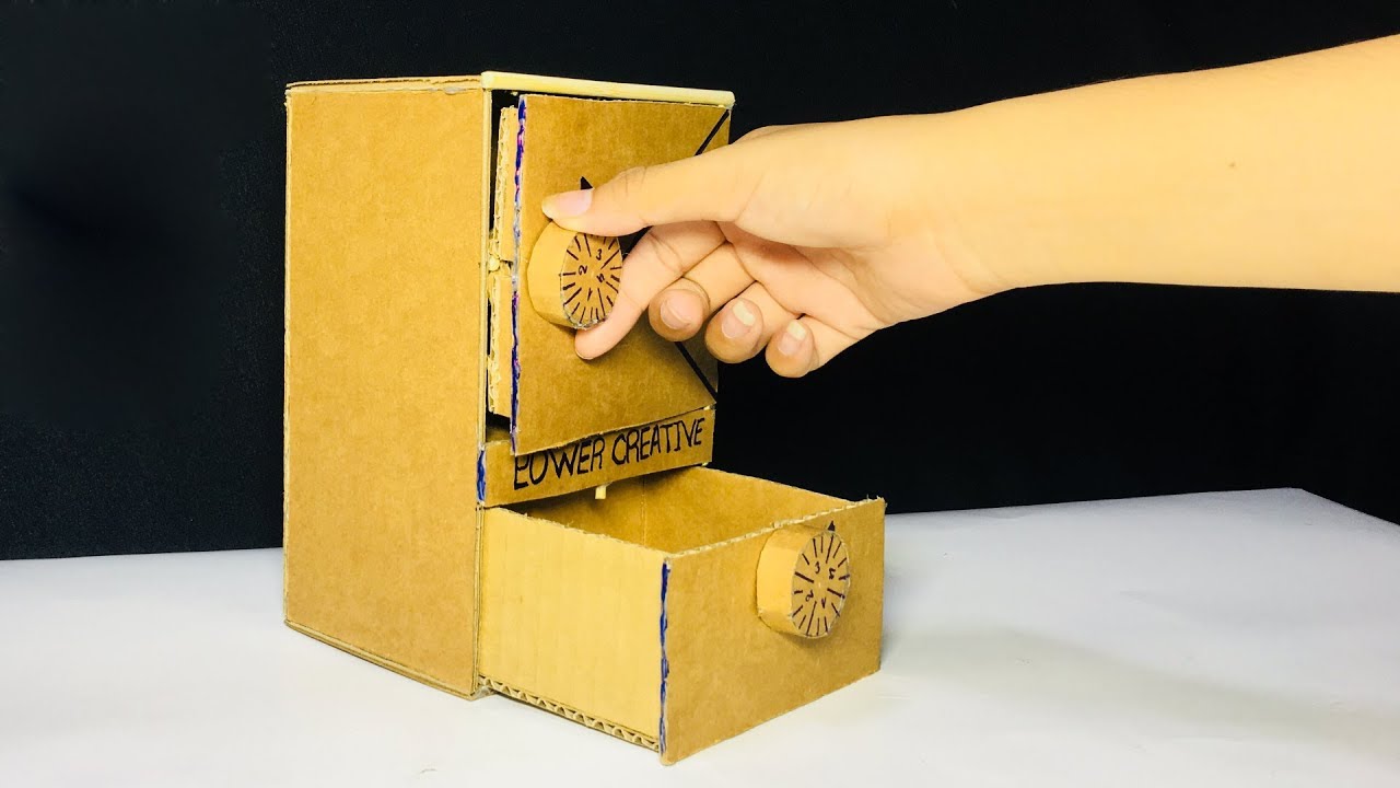 Life Hacks: How to make personal safe box 2 digits with lock from ...