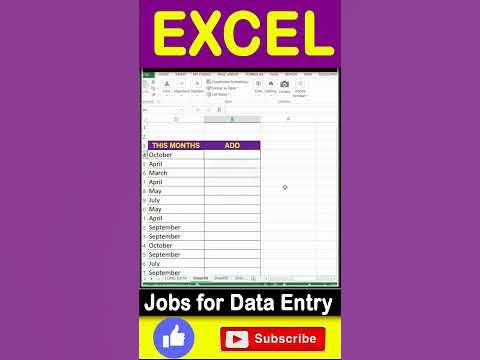 EXCEL DATE DATA ENTRY #EXCEL #EXCELTIPS #MSOFFICE #ACOUNTING #TALLY #EXCELTRICKS #PPT # ...
