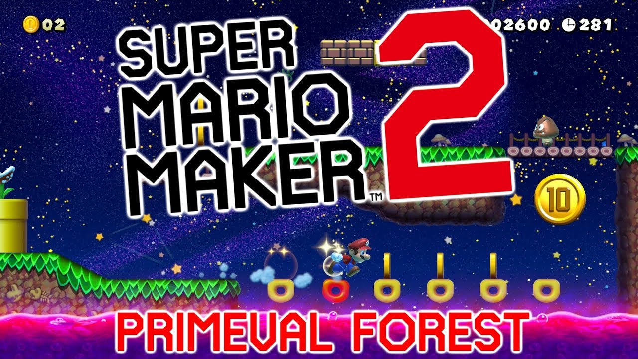 SMM2 Level - Primeval Forest (Remake) - YouTube