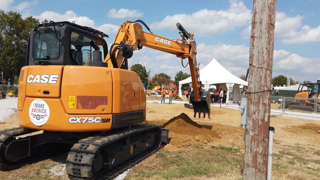 Case CX75C SR and the Case CX145D SR - ICUEE - YouTube