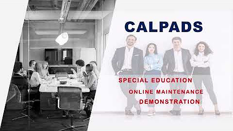 CALPADS Basics: Special Education Online Maintenance - YouTube
