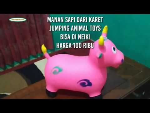 Mainan Sapi dari Karet Jumping Animal Toys bisa Dianaiki cuma 100 rb ...