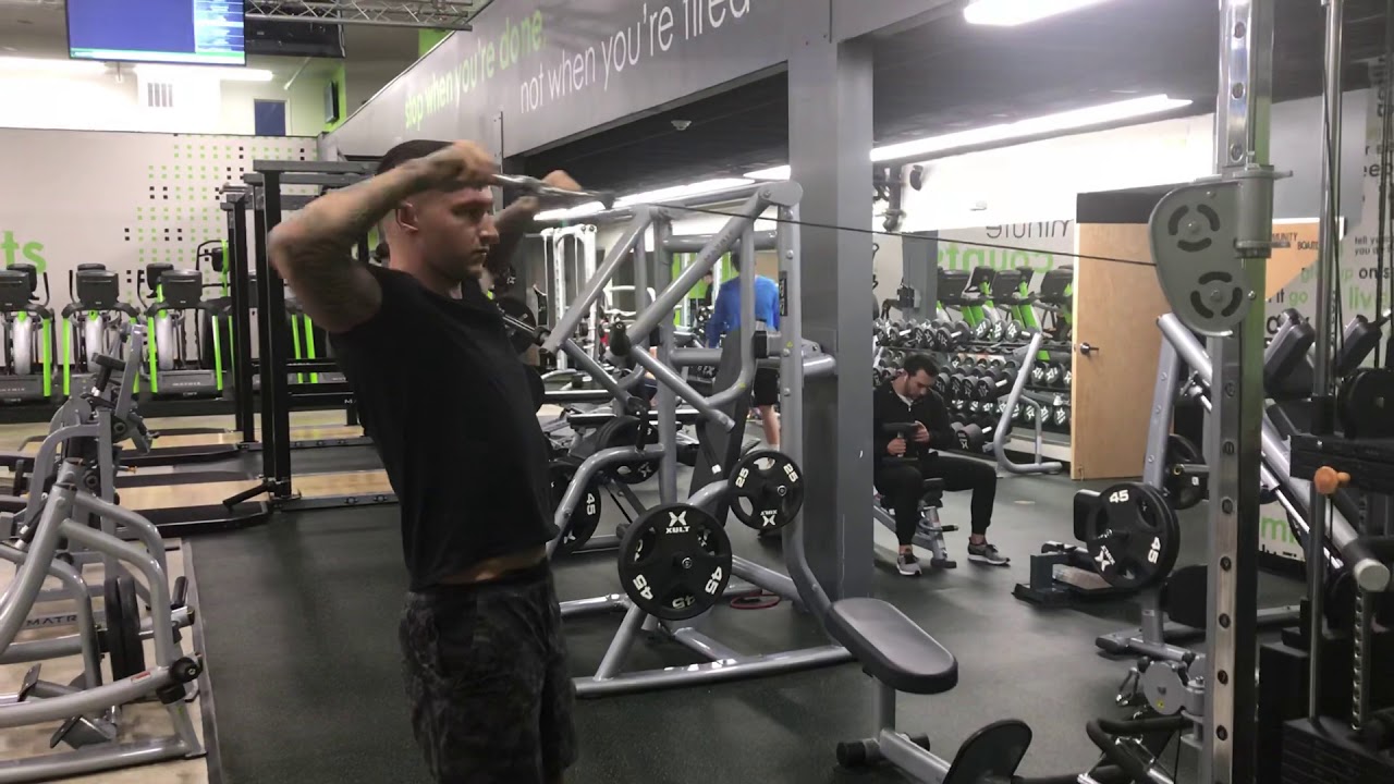 Standing Straight Bar Face Pull | SamForget.com - YouTube