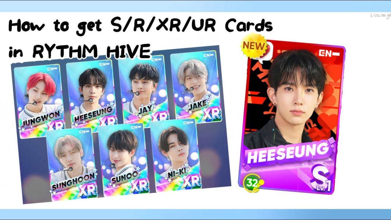 How to get S/R/XR/UR Cards for free/without spending gems || Rythm Hive ...