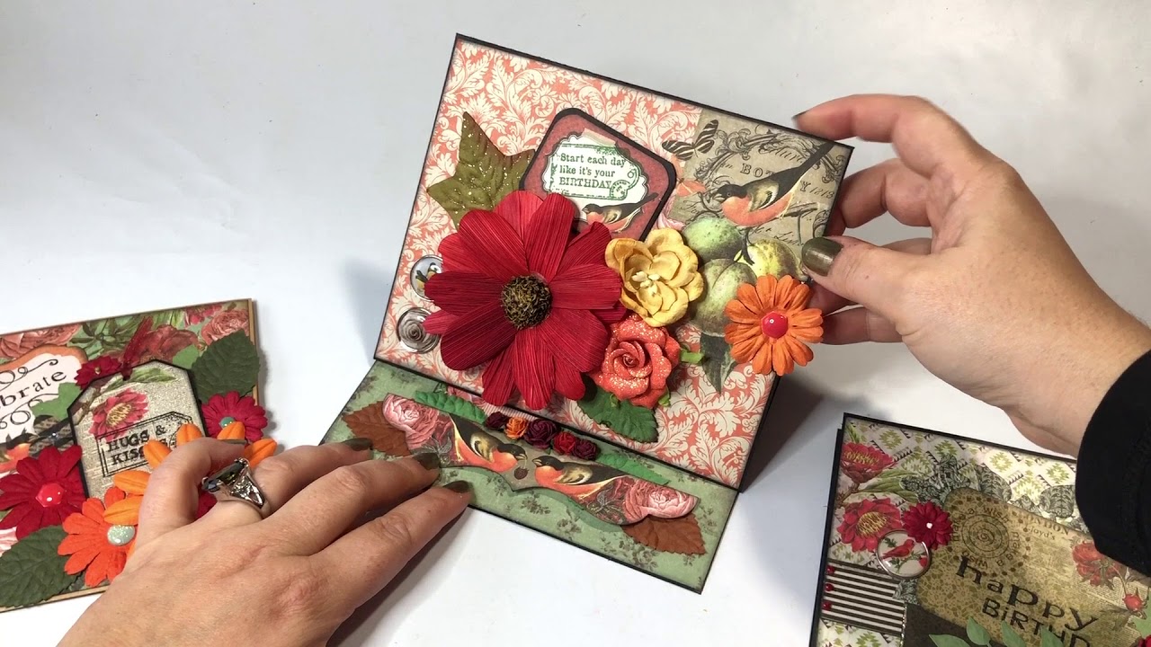 A Pocket Easel Card (free tutorial available) - YouTube