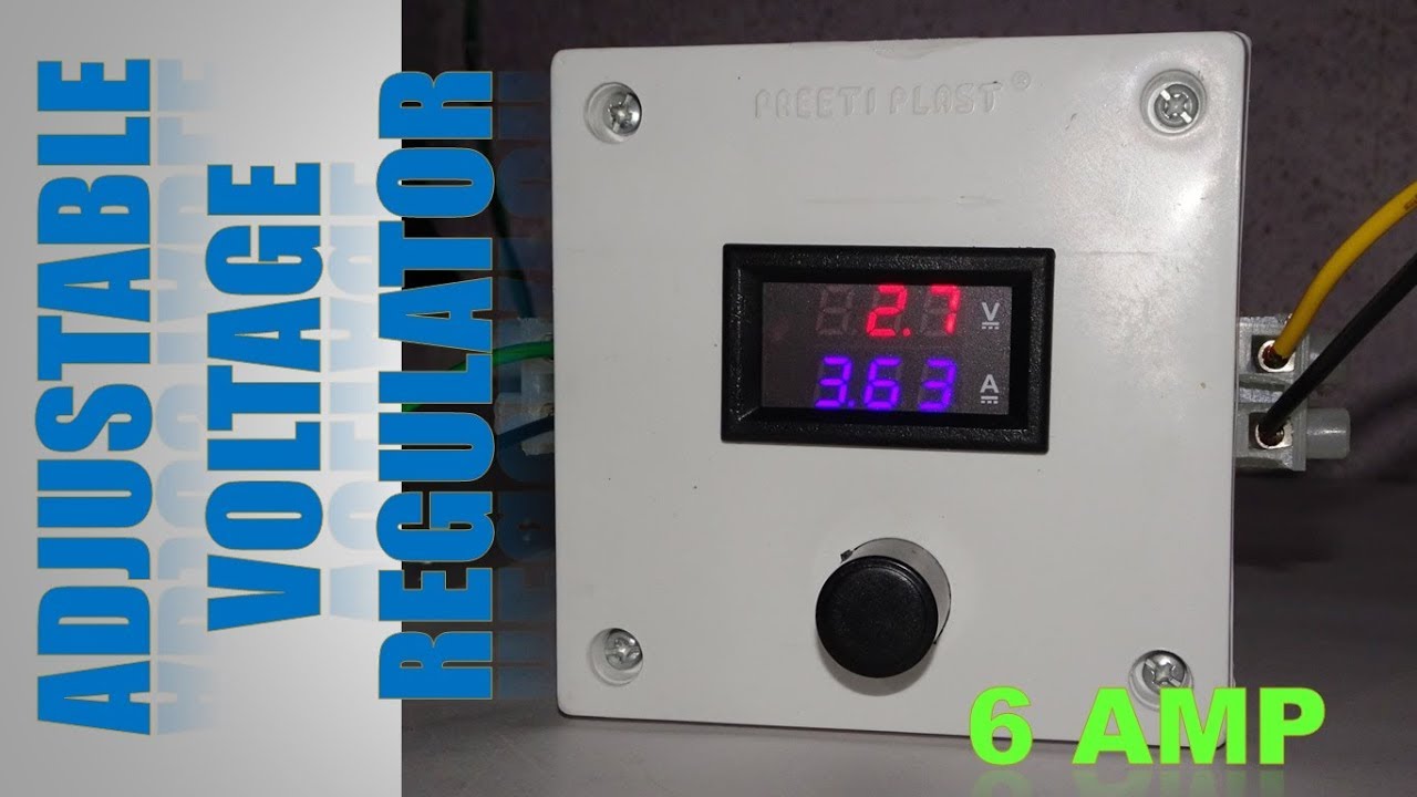 Adjustable Voltage Regulator using LM317T IC - YouTube