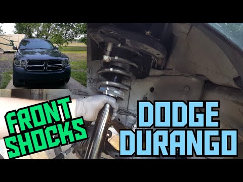 How to replace the front shocks struts on a Dodge Durango 2011-2020 ...