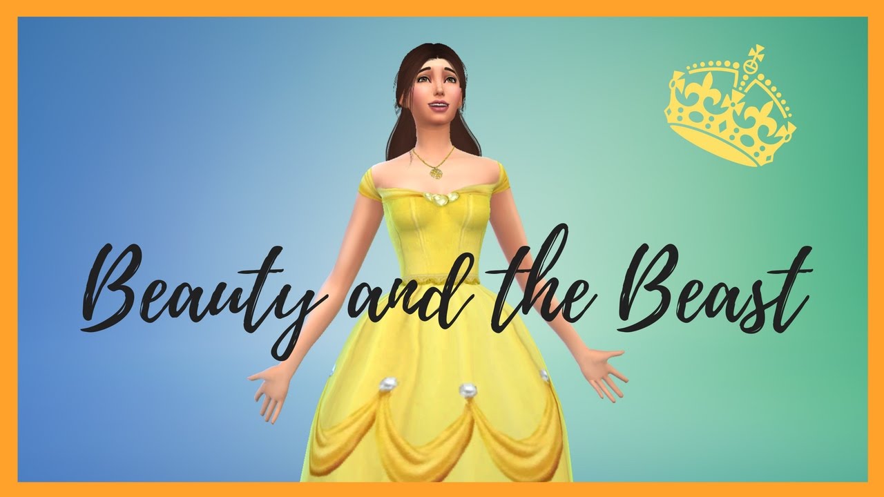 Beauty and the Beast: Belle | Sims 4 CAS - YouTube