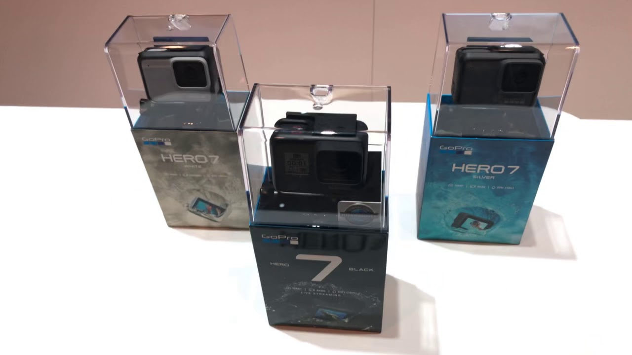 New GoPro Hero 7 Camcorder At CES 2019 Las Vegas - YouTube