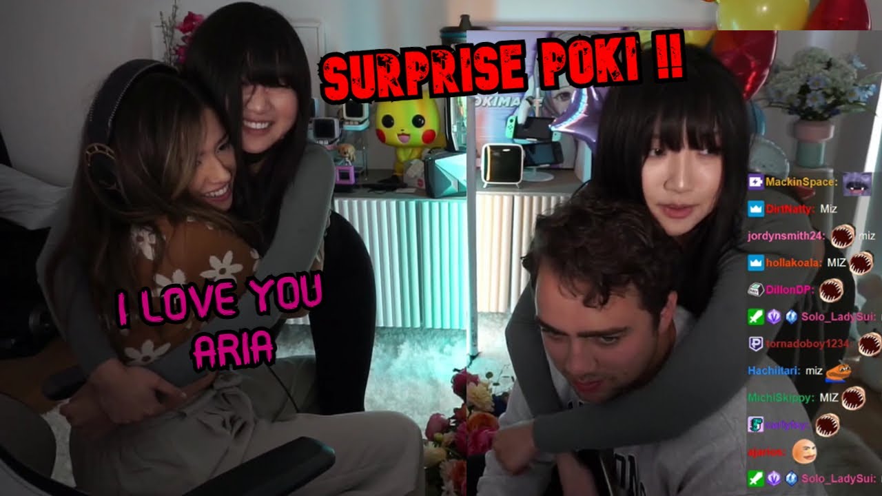 ARIA SURPRISES POKIMANE AFTER THE BIGGEST ANNOUNCEMENT OF HER CAREER FT ...